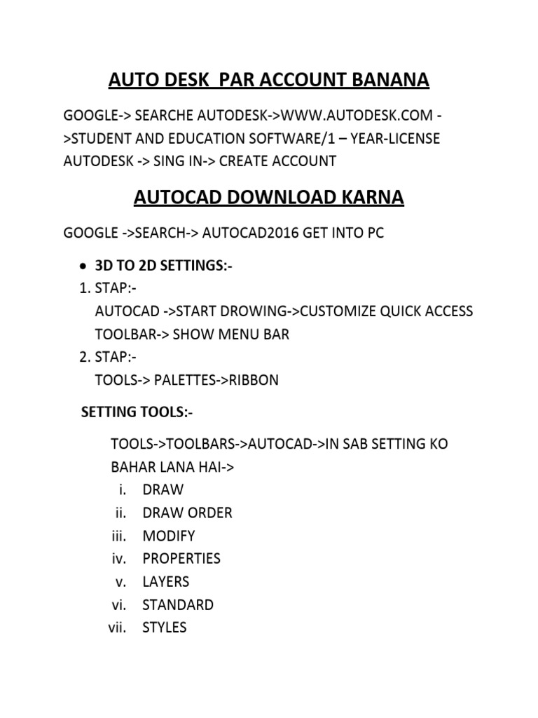 Autocad Notes File Copy 1 | PDF | Auto Cad | Human–Computer Interaction