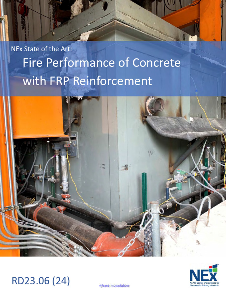 NEx RD23 06 State of The Art Fire Performance of Concrete With FRP ...