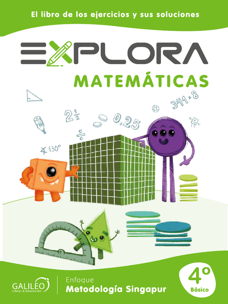 EXPLORA Matemáticas 4º Básico - Muestra Completa | PDF | Sustracción | Multiplicación