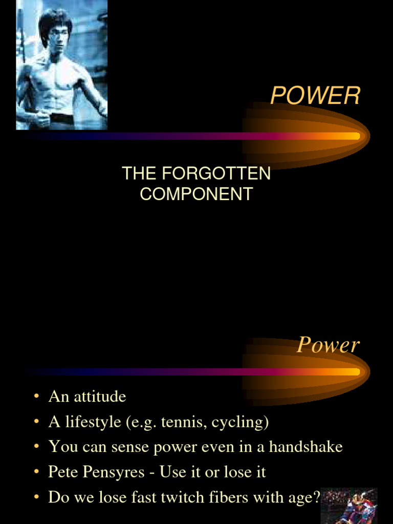 Understanding Power in Sports Performance | PDF | Skeletal Muscle ...