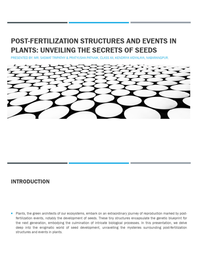 Situ's Project2 | PDF | Seed | Ecology