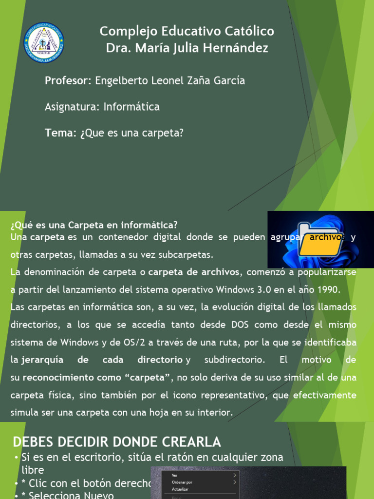 Que es una Carpeta | PDF