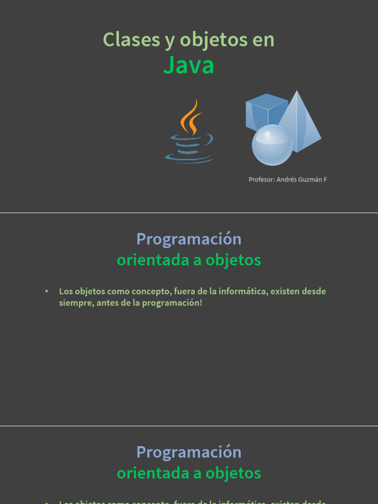 Clases y Objetos en Java | PDF