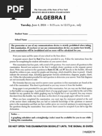 Keystone Algebra I Module 1 Item and Scoring Sampler 2024 To 2025 | PDF ...