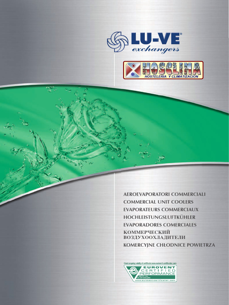 Luve-Catalogo-General-Hosclima | PDF | Intercambiador de calor ...