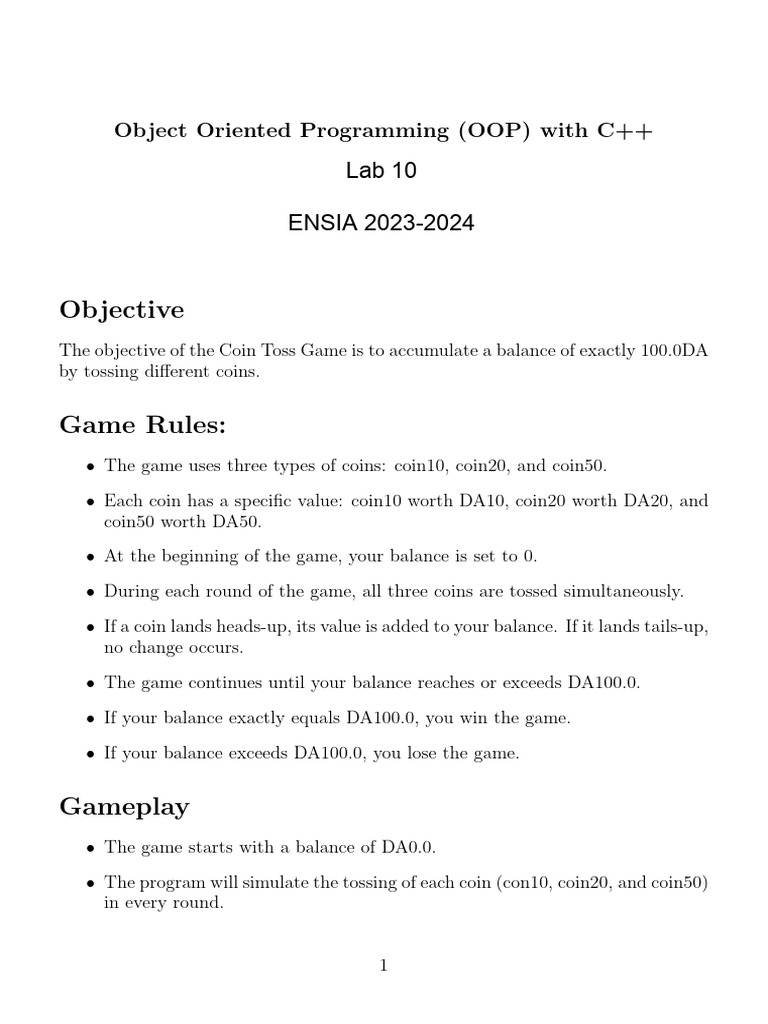 Lab 10 | PDF | C++ | Software Development