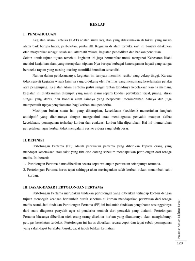 Materi KESLAP & PPGD | PDF | Kesehatan Holistik