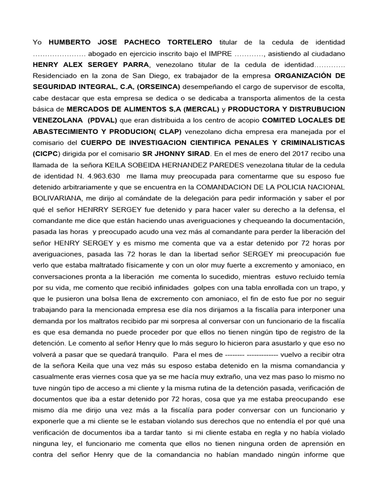 Borrador Caso Sergey - 124002 | PDF