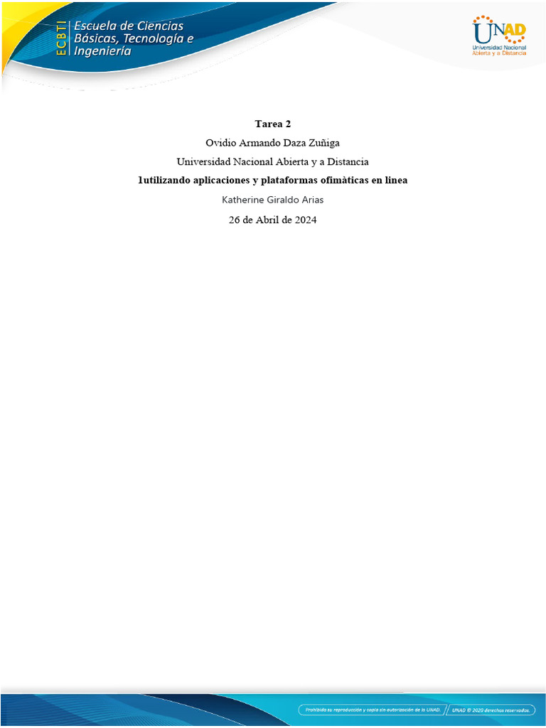 Anexo 2 Formato Entrega Tarea2 | PDF | Informática | Software