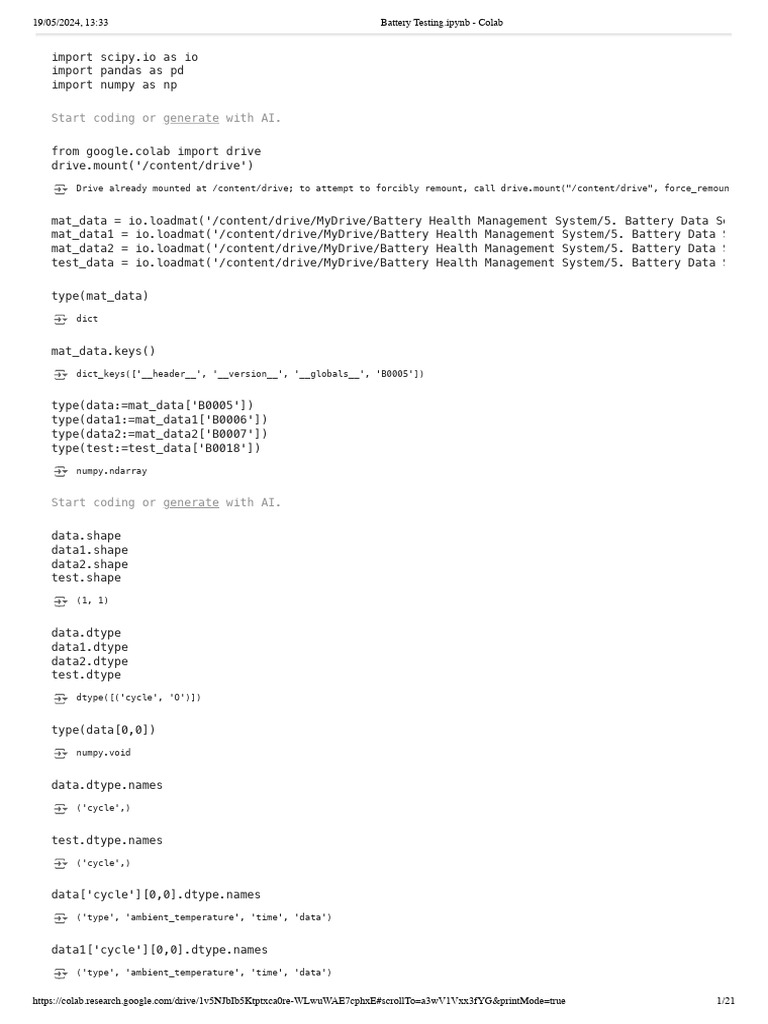 Battery Testing - Ipynb - Colab | PDF | Applied Mathematics | Machine ... Battery Testing - Ipynb - Colab | PDF | Applied Mathematics | Machine ...