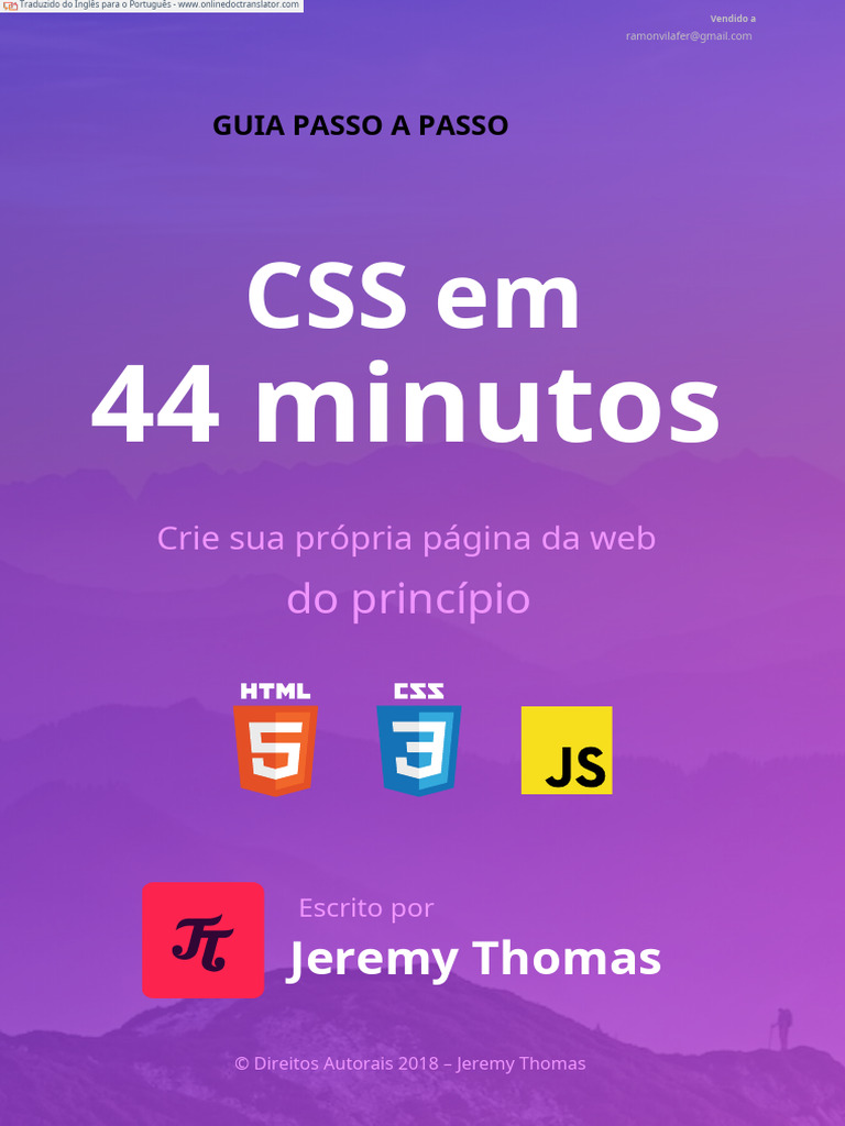 Guia Rápido de CSS em 44 Minutos | PDF | Html | Html5