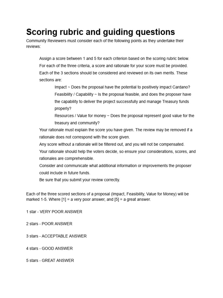 Fund 12 Proposal Review Guide by Fanos Crypto | PDF | Business