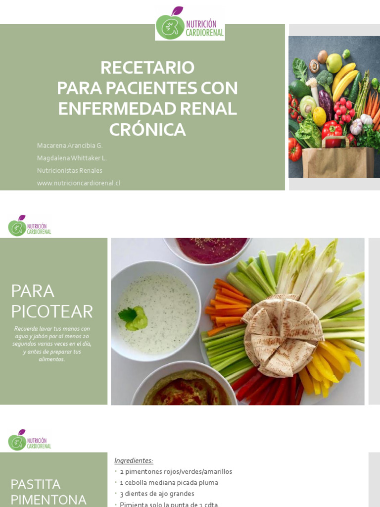 Recetario para Pacientes Con ERC | PDF | ensalada | Cocinando