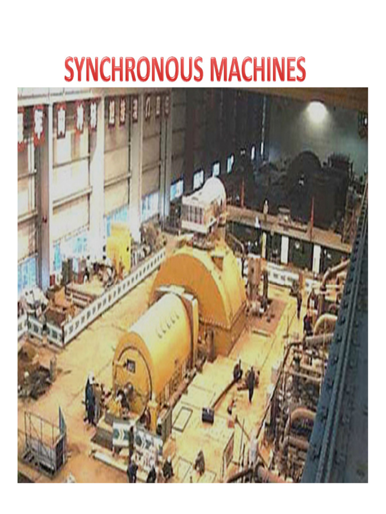 Introduction To Synchronous Machines | PDF | Electric Motor | Electric ...