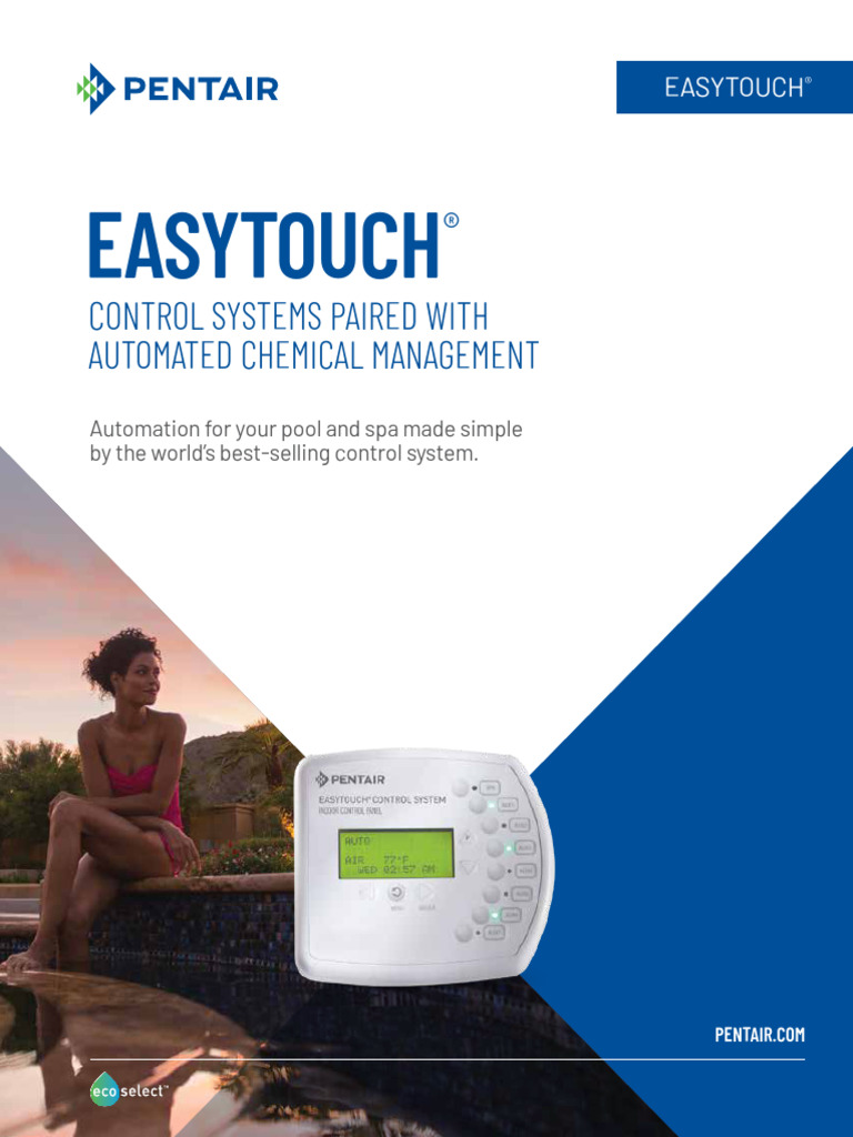 EasyTouch Pool and Spa Control Systems Paired With Automated Chemical ...