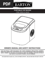 Intertek Ice Maker HZB-12C (EN) | PDF | Ac Power Plugs And Sockets | Water