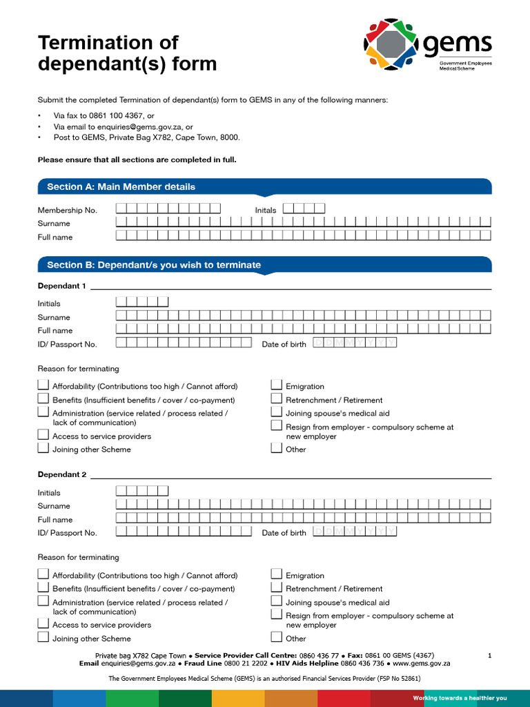 8051 Termination of Dependant(s) Form P3 | PDF | Computing