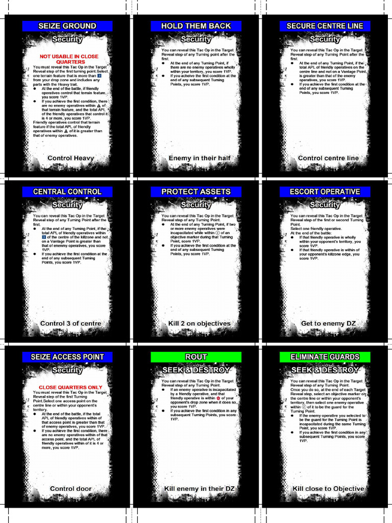 Critical Ops Deck R1.1 DUPLEX A4 Poker | PDF