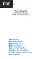 Amibiase Ou Amoebose | PDF | Maladies et troubles | Épidémiologie