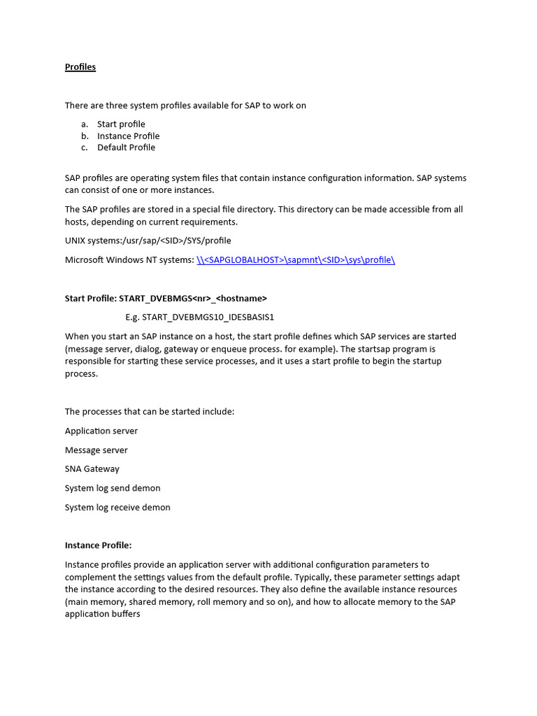 Profiles | PDF | User (Computing) | Operating System