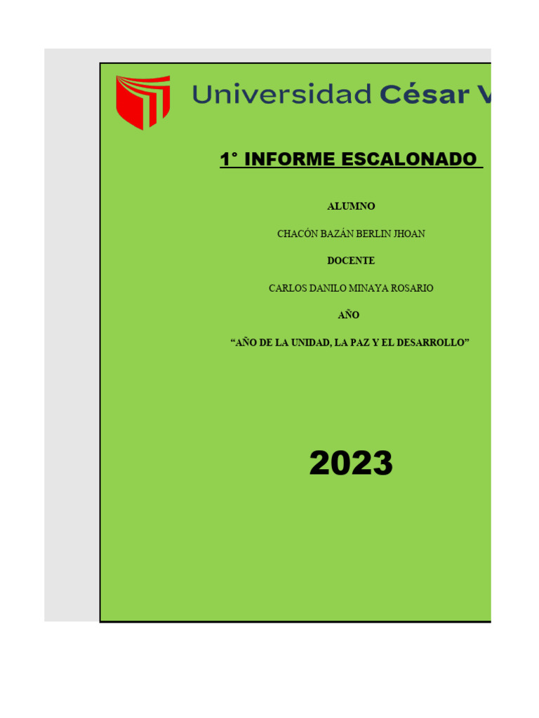 Escalonado para El Jueves | PDF