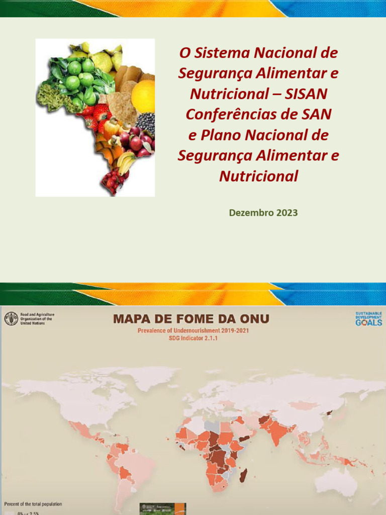 Aula SISAN e Conferências | PDF | Segurança dos alimentos