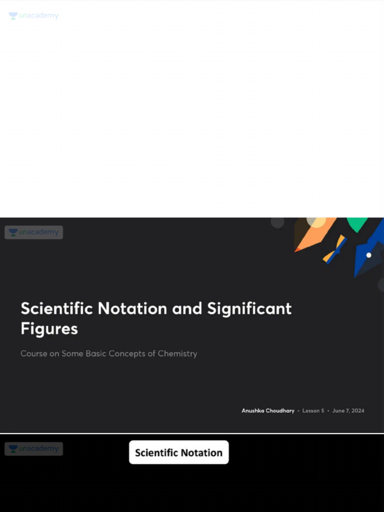 Scientific Notation and Significant Figures With Anno | PDF