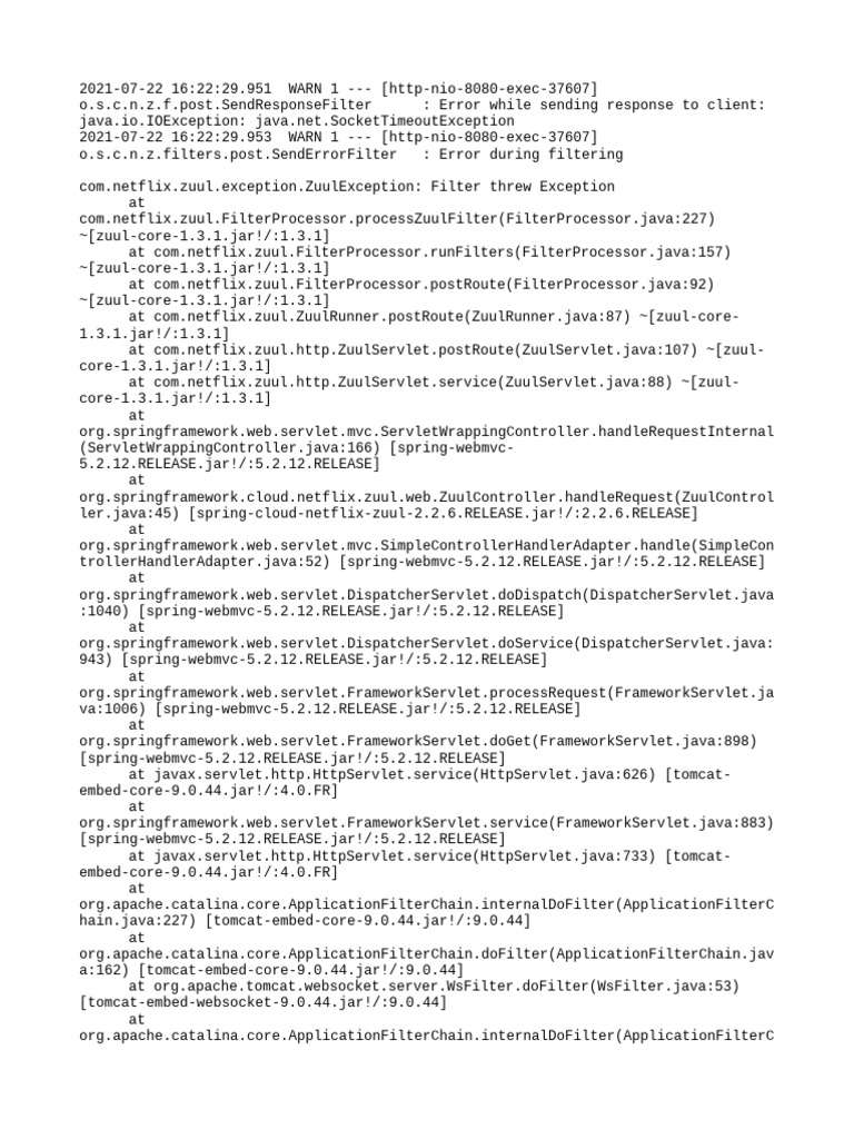 Socket Time Out Exception | PDF | Java Platform