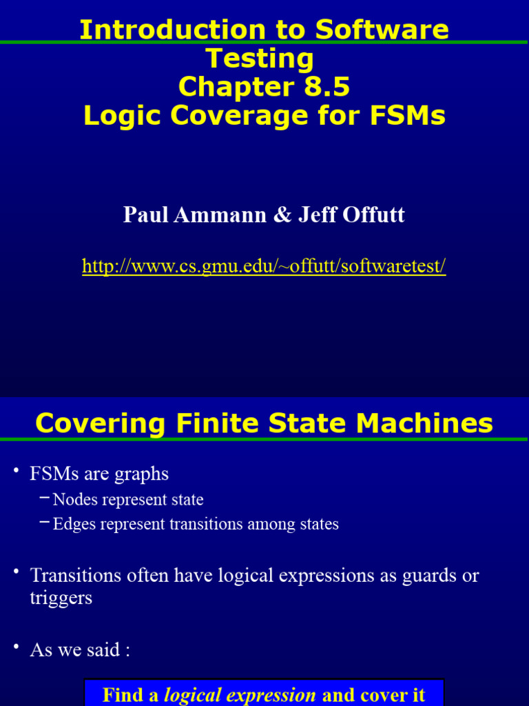 Ch08-5-FSMLogic | Download Free PDF | Computer Programming | Computing