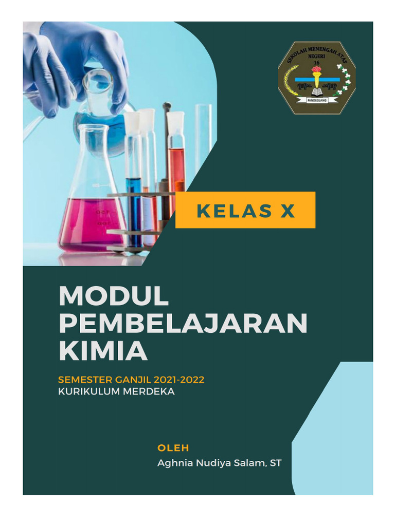 Modul Ajar Kimia Kelas X Semester Ganjil | PDF