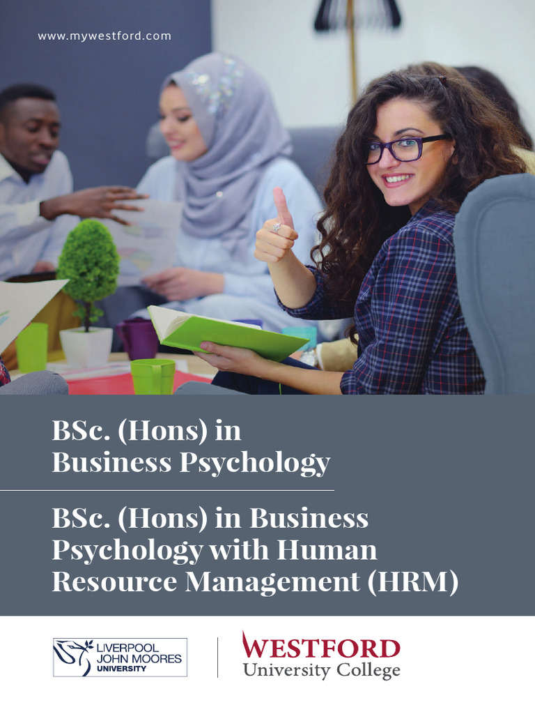 BSc. (Hons) in Business Psychology & BSc. (Hons) in Business Psychology ...