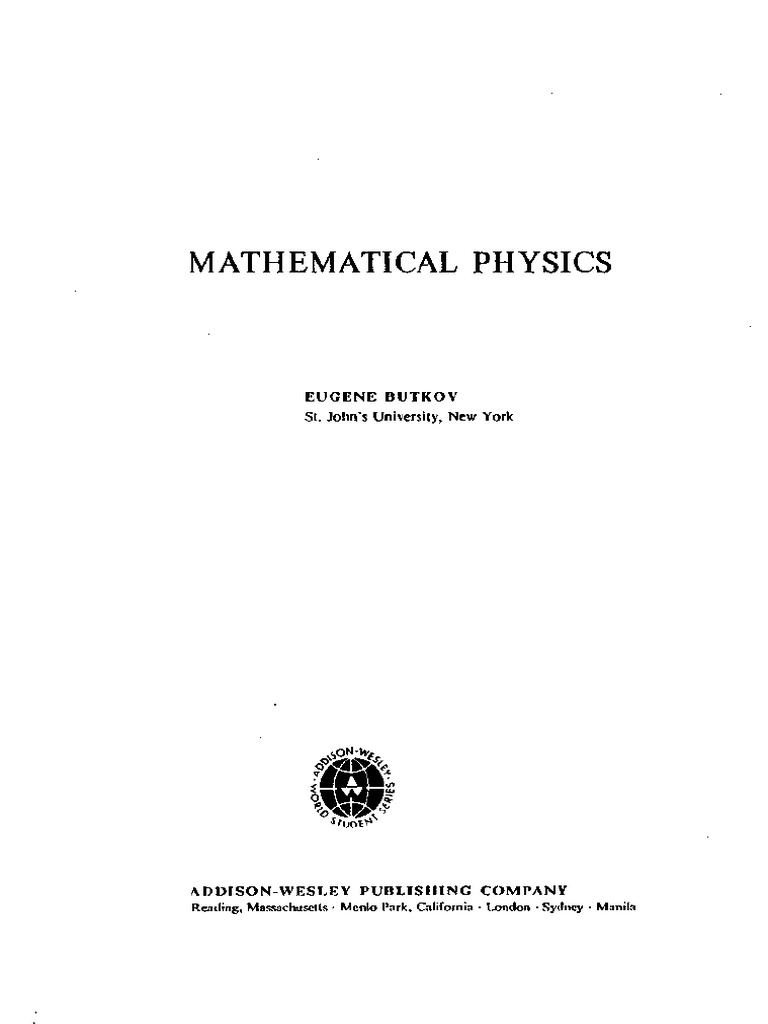 Mathematical Physics - Butkov | PDF
