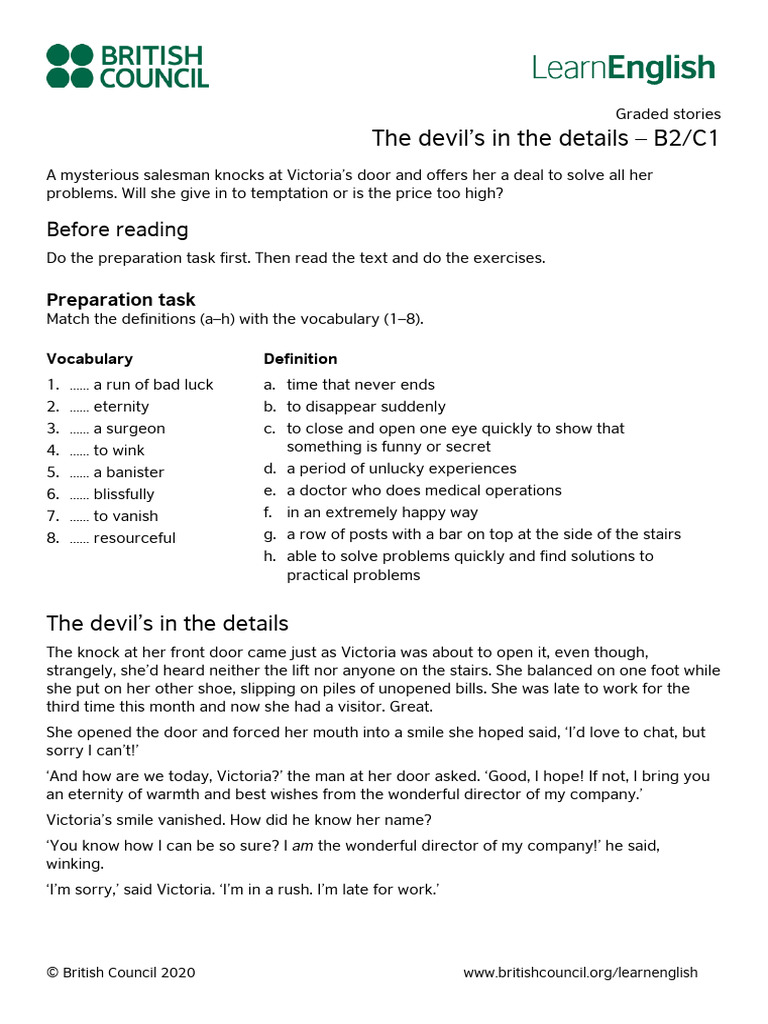 The Devil's Deal: Time vs. Happiness | PDF
