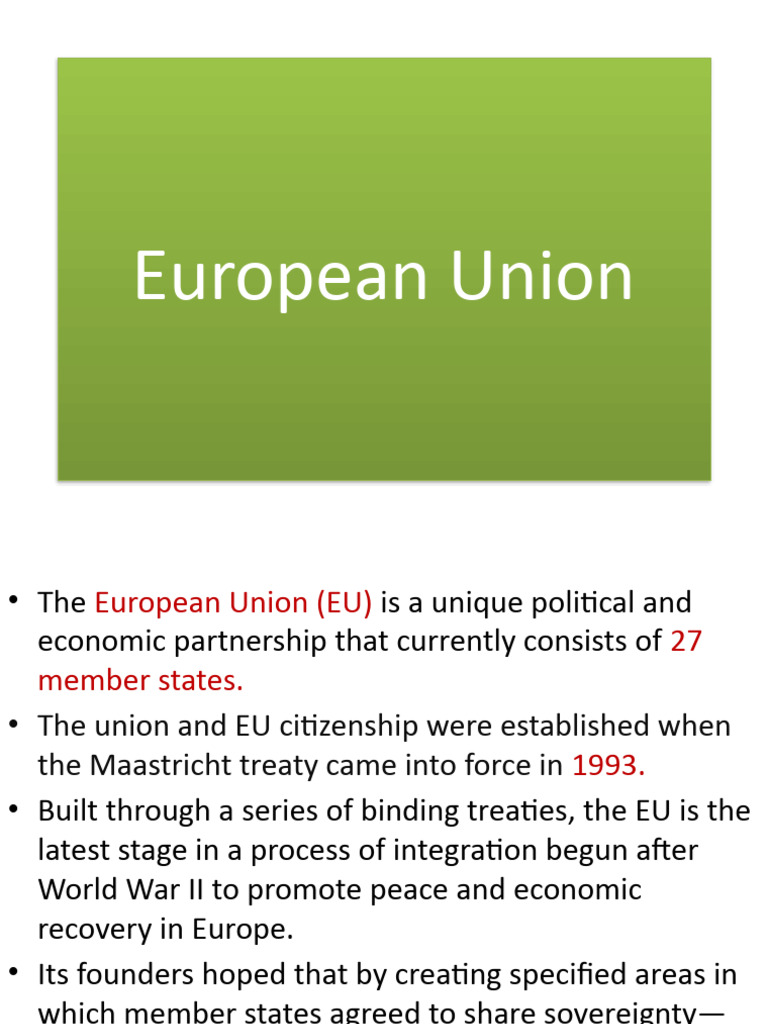 European Union | Download Free PDF | European Union | Political Science