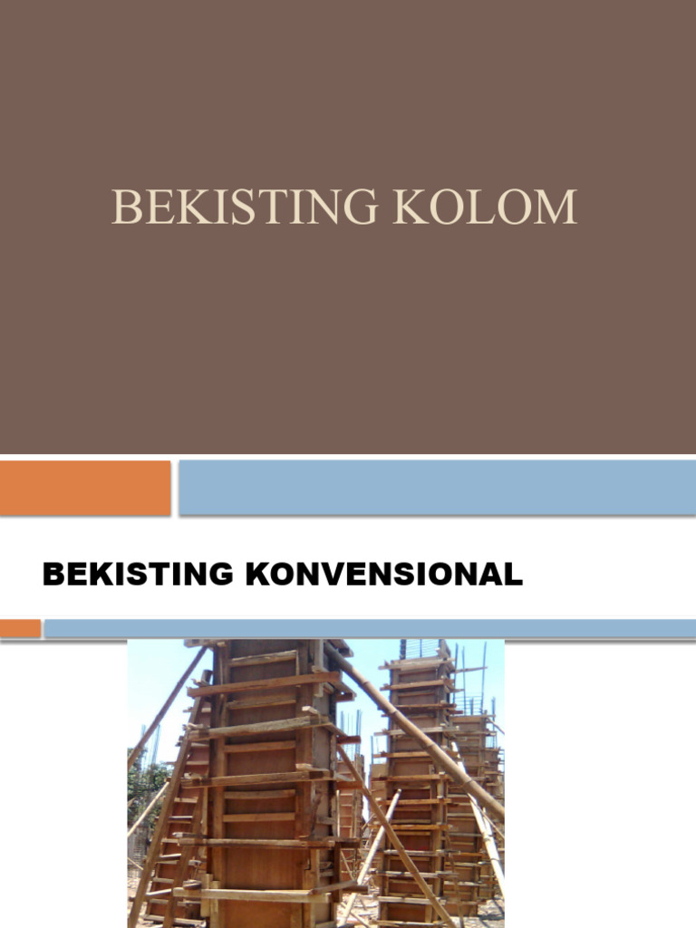 Bekisting Kolom | PDF