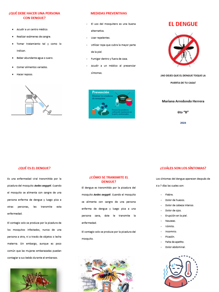 Guía sobre el dengue y su prevención | PDF | Inmunología | Microbiología