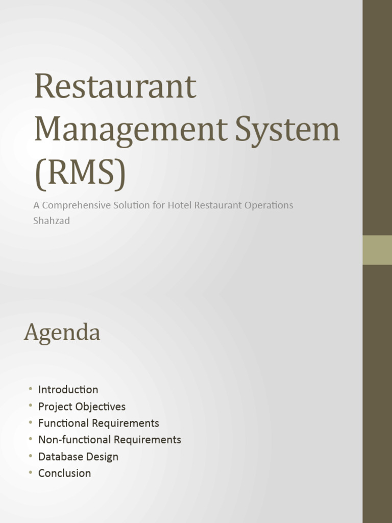 Updated RMS Project Presentation | PDF | Databases | Software Testing