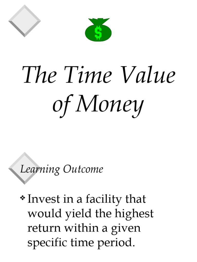 lesson-8a-Time-Value-Of-Money | PDF | Present Value | Interest