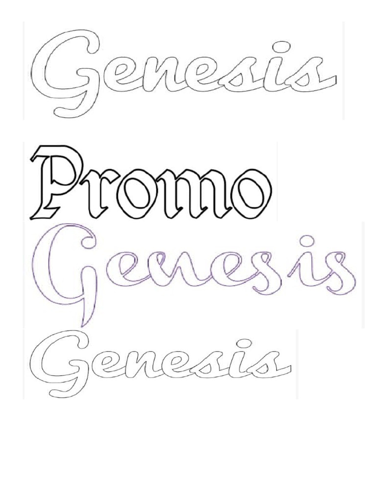 letras genesis | PDF