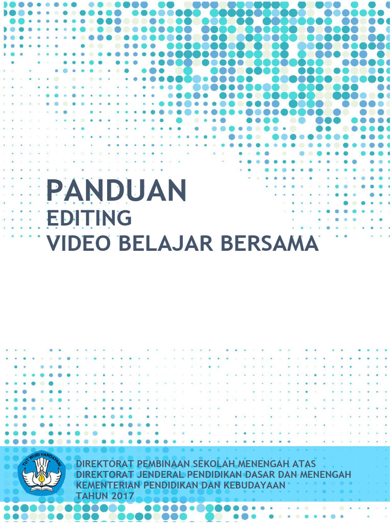 Panduan Editing Video Belajar Bersama | PDF