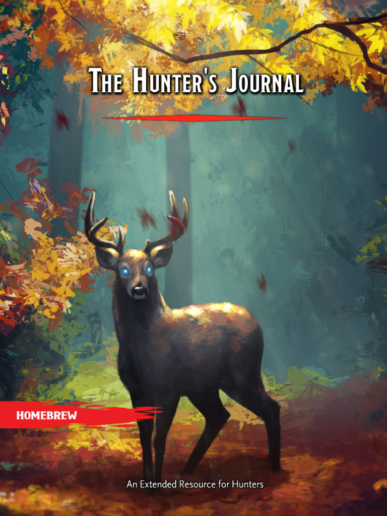 The Hunter's Journal - GM Binder | PDF | Trapping | Hunting