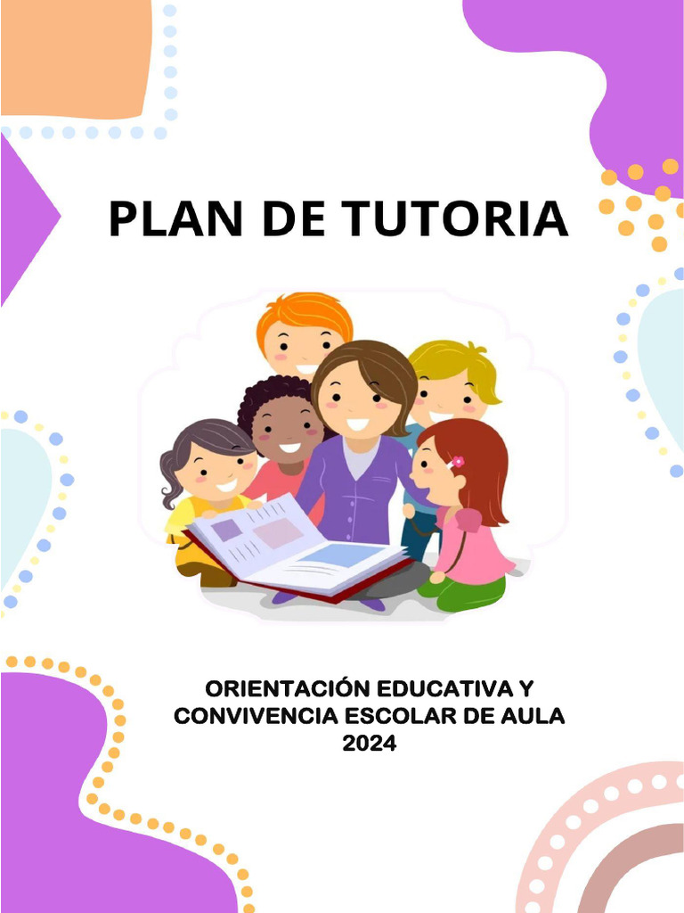 PLAN TUTORIAL DE AULA. 2024 | PDF | Aprendizaje | Las emociones