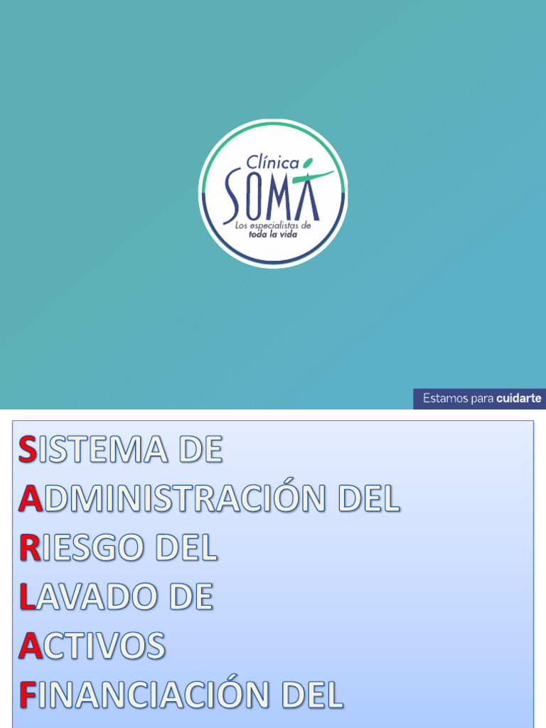 SARLAFT (Sistema de Administración Del Riesgo de Lavado de Activos y ...