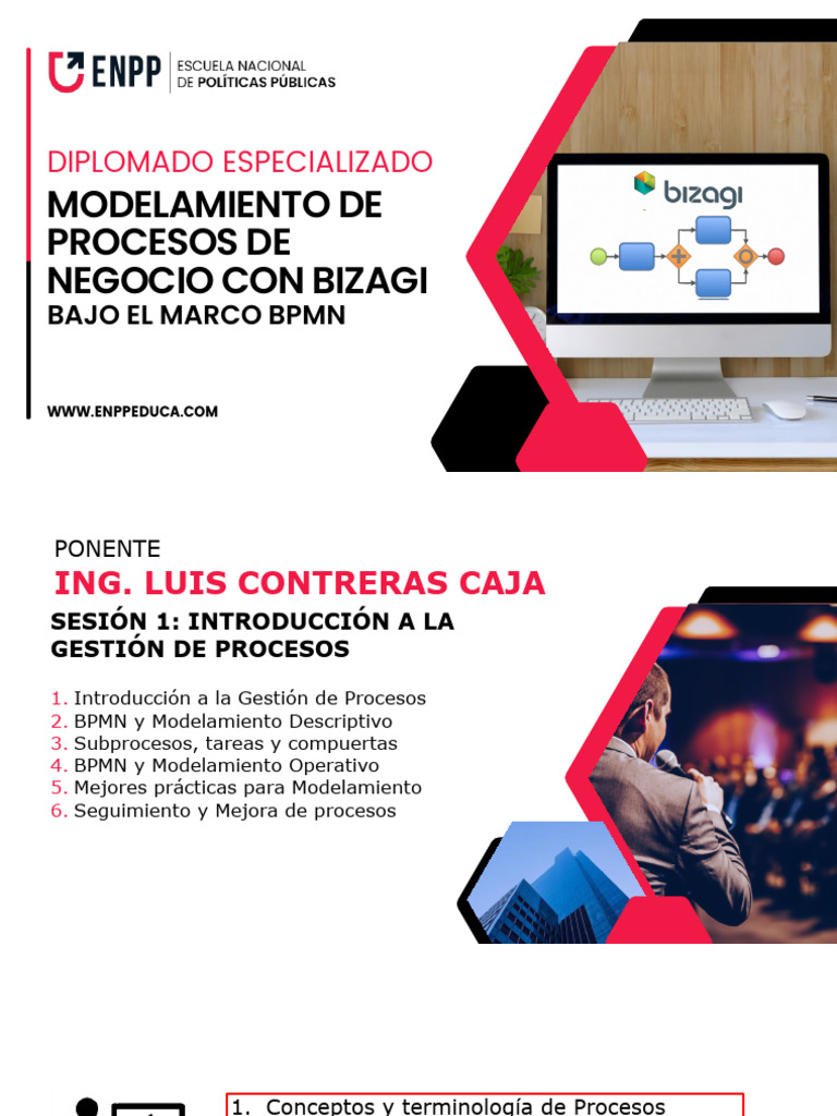 Sesión 1 - Modelamiento de Procesos de Negocio Con Bizagi Bajo El Marco BPMN | PDF | Business ...