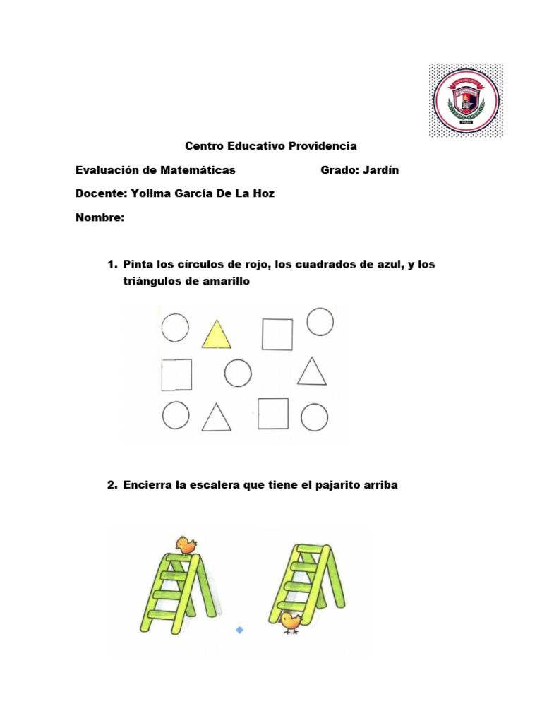 evaluacion de mate | PDF