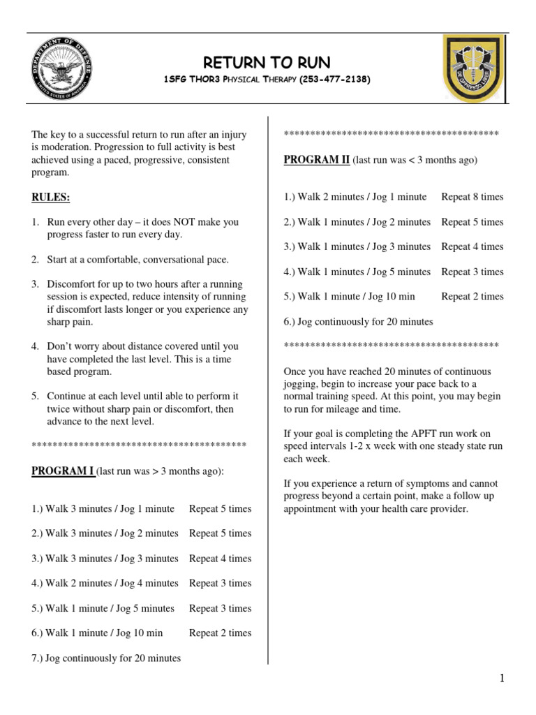 Return To Run | PDF | Human Diseases And Disorders | Epidemiology