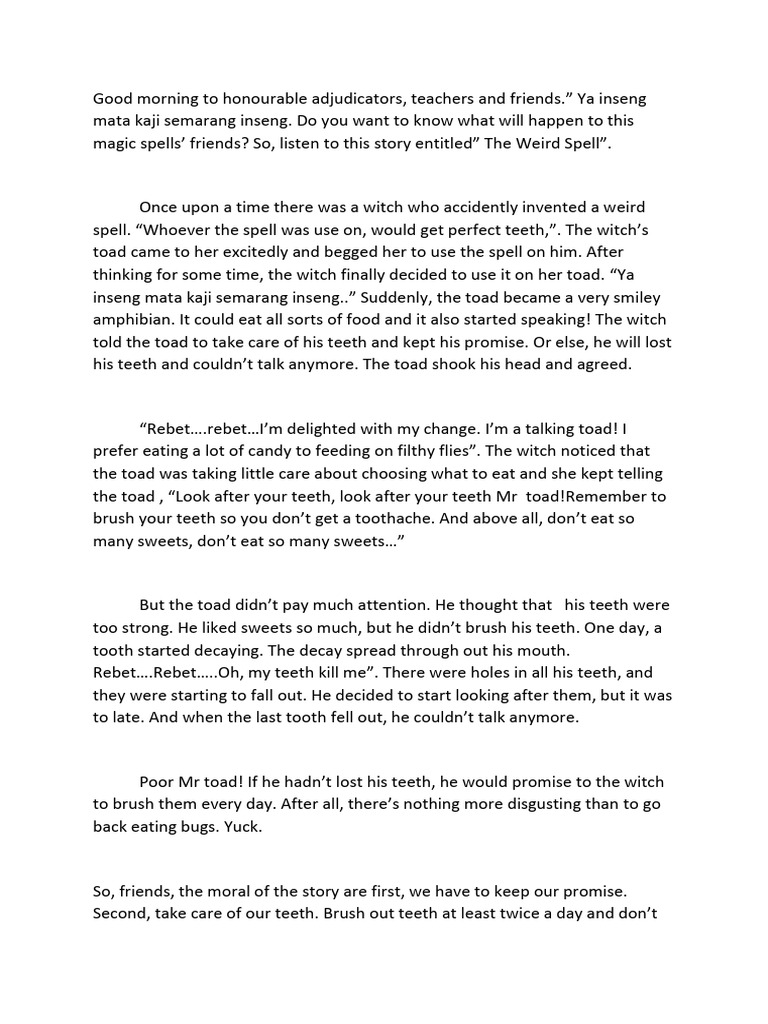 The Weird Spell | PDF | Home & Garden