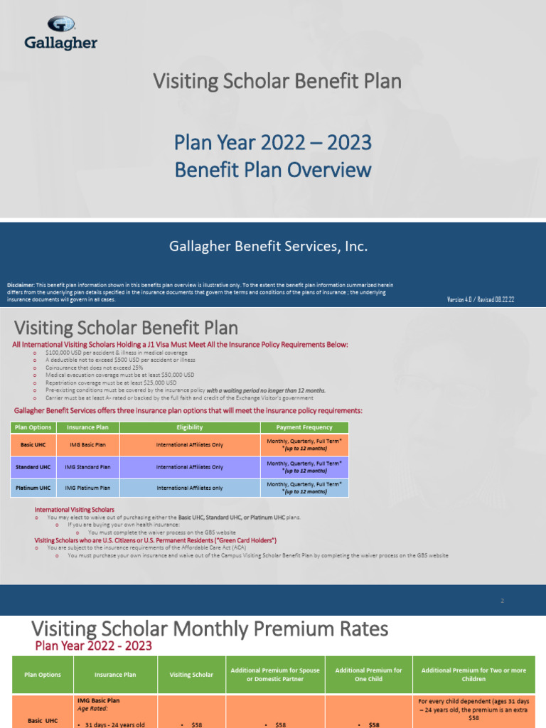 2022-2023 Plan Overview Vs 2 | PDF | Insurance | Universal Health Care
