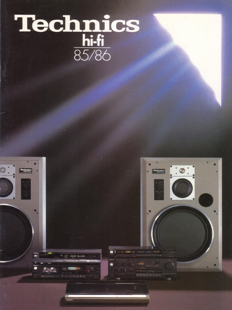 Hfe Technics Hifi 1985-86 de | PDF