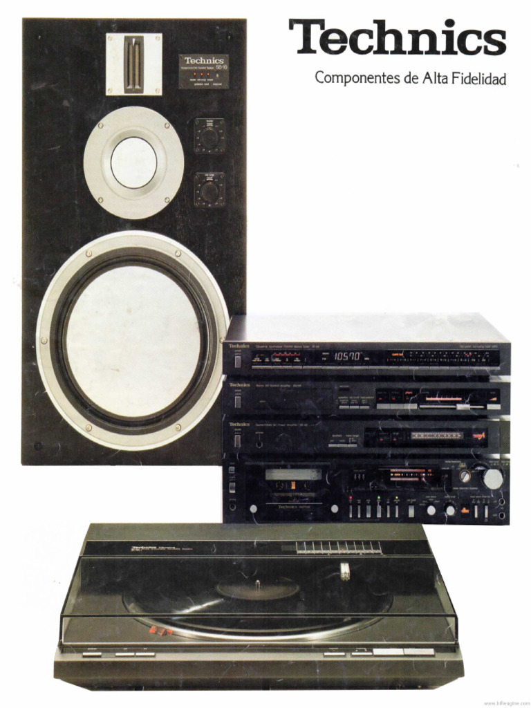 Hfe Technics Hifi Components 1982 Es | PDF
